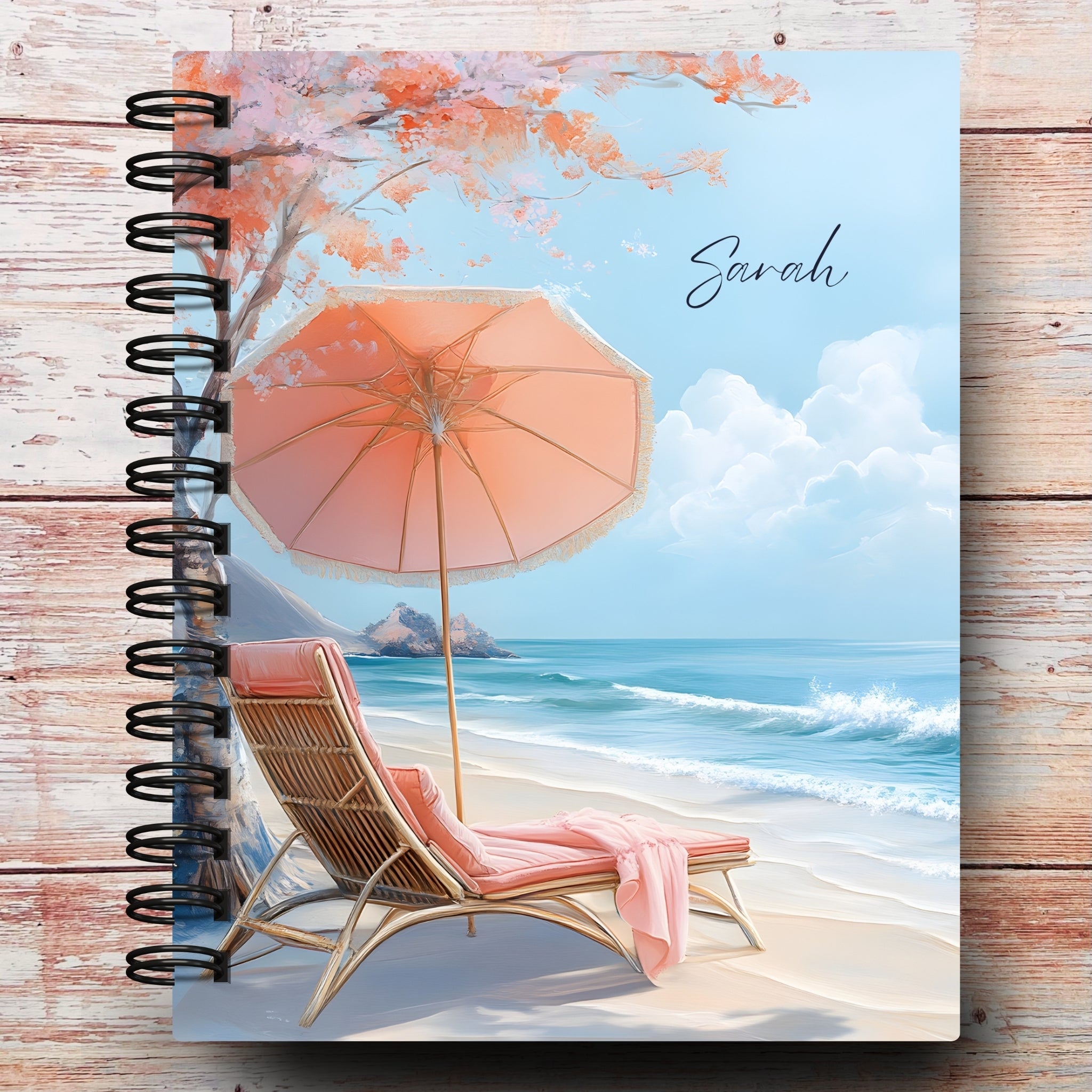 Custom Planner | Beach Therapy | Choose Your Start Month | Personalized ...
