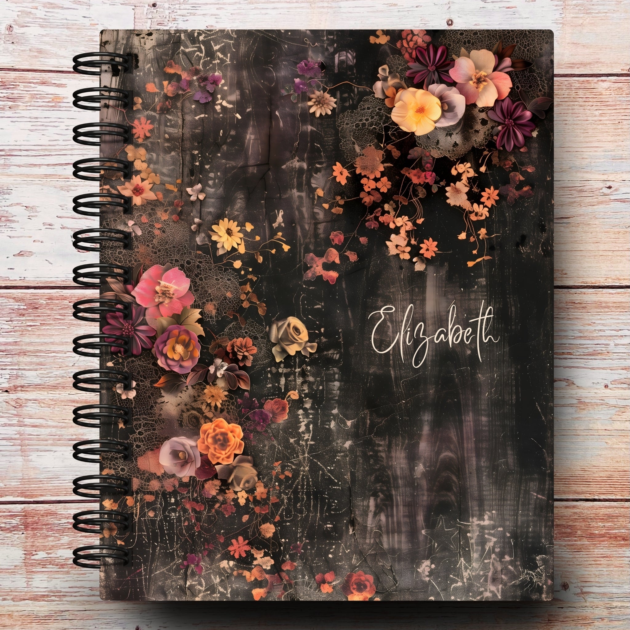 Custom Planner | Moody Blossom | Personal Planner | Choose Start Month ...