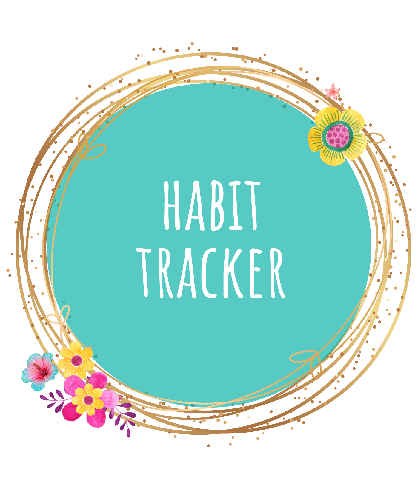 Custom Habit Tracker | Healthy Habits | Positive Habits – Artful ...