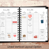 Custom Planners | Mystic Moon Lake | Celestial Themed Planners – Artful ...