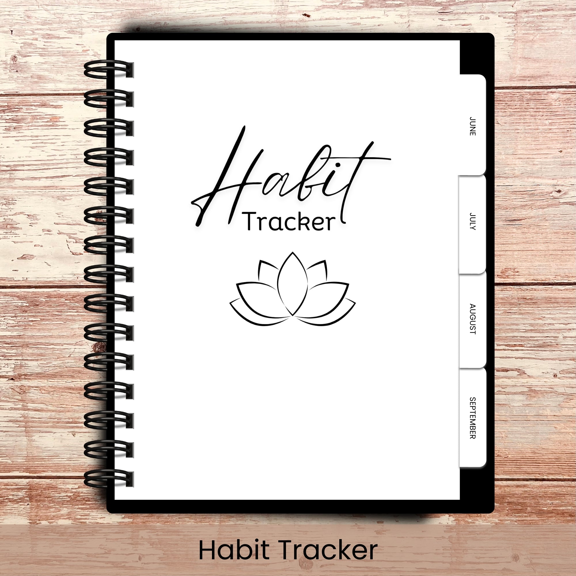 Habit Tracker-Choose Your Cover – Artful Planner Co.