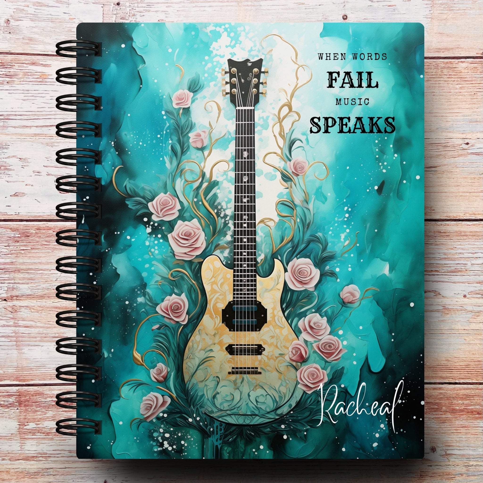 All in One Custom Planners | Music Speaks | Personal Planners – Artful ...