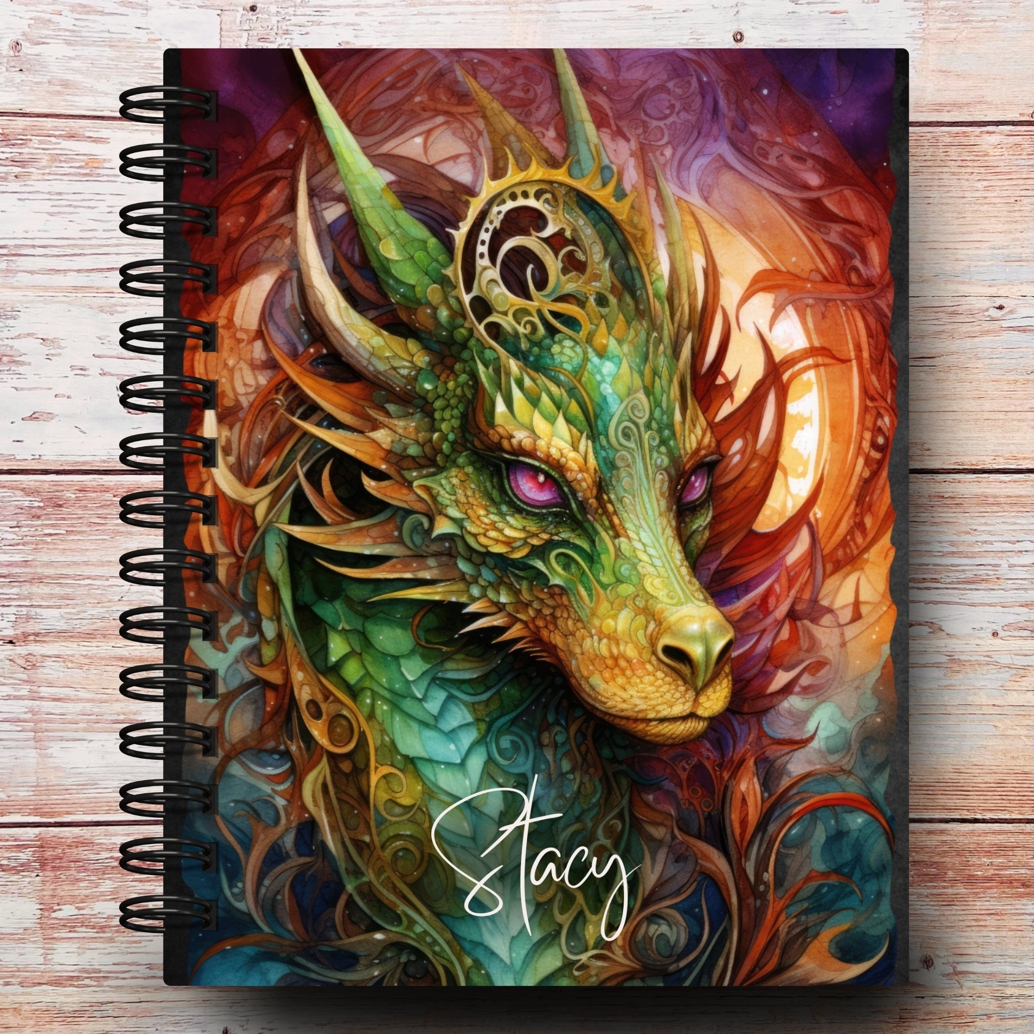 Custom Planner | Fantasy Dragon | Personalized Planner – Artful Planner Co.
