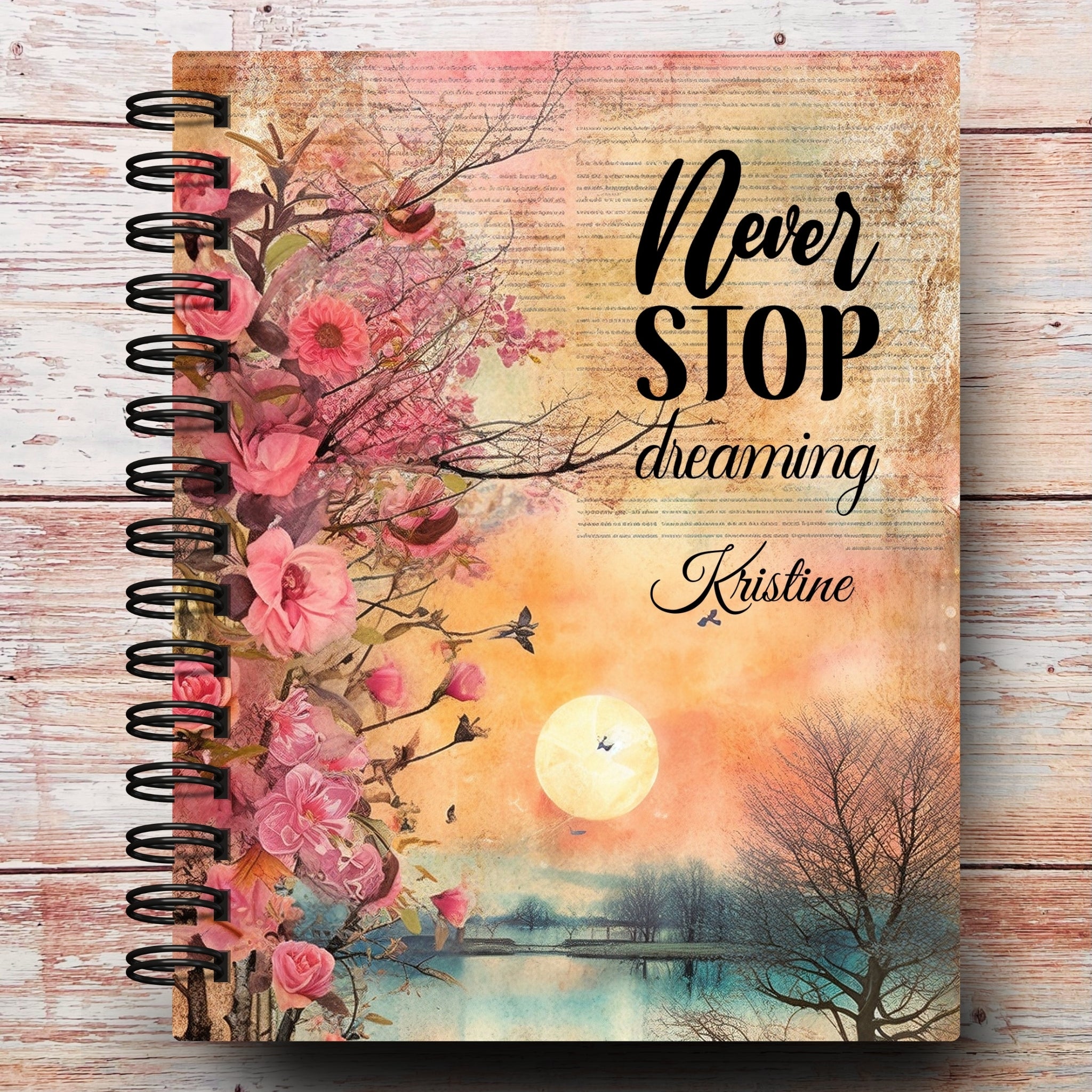 Custom Planner | Never Stop Dreaming | Artful Planner Co.
