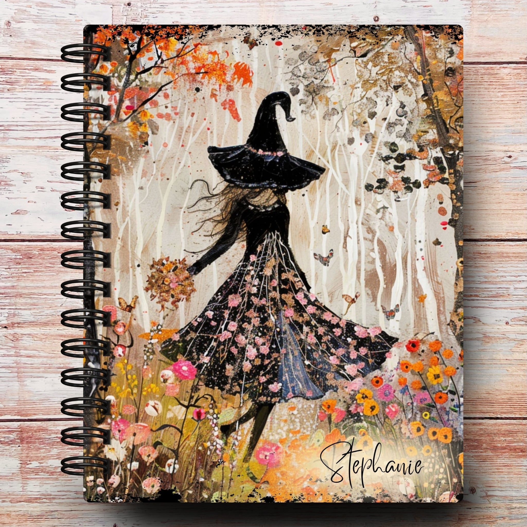 Custom Planner | Autumn Witch | Personal Planners | Fall Planners ...