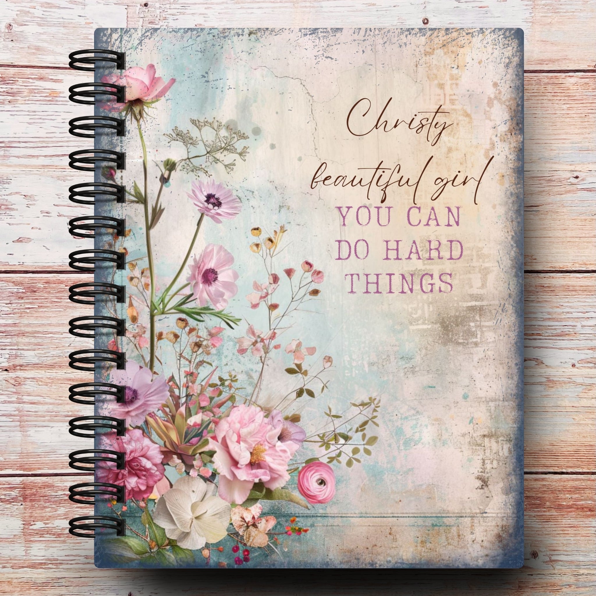 Custom Planner | Beautiful Girl | Choose Start Month | Personal Planner ...