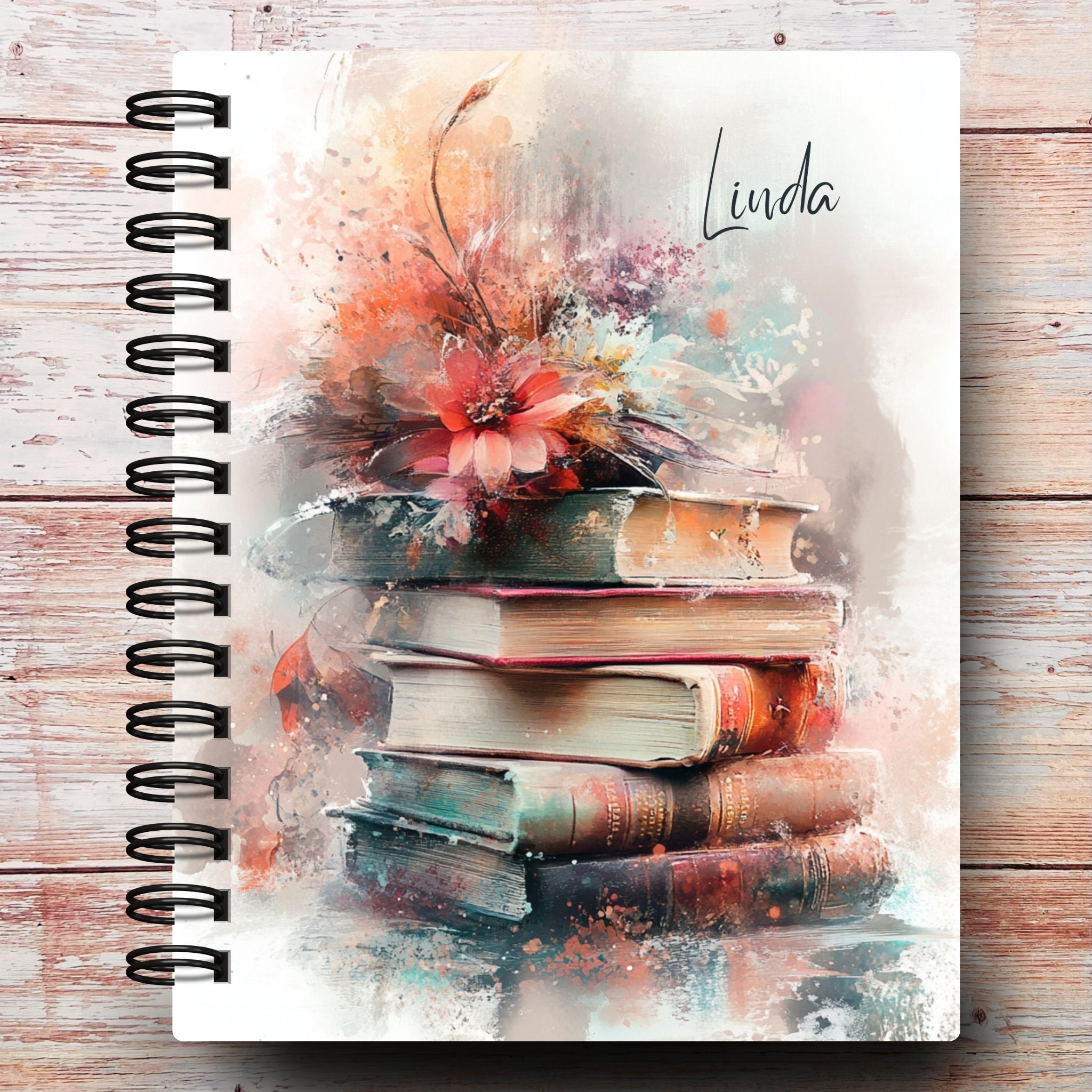 Custom Reading Journal | Booklover | Personal Book Tracker – Artful ...