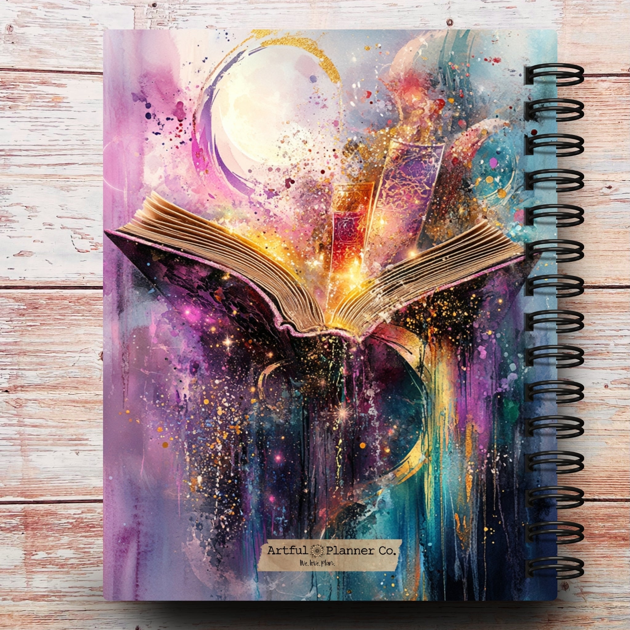 Custom Reading Journal | Bookaholic | Personal Book Tracker – Artful ...
