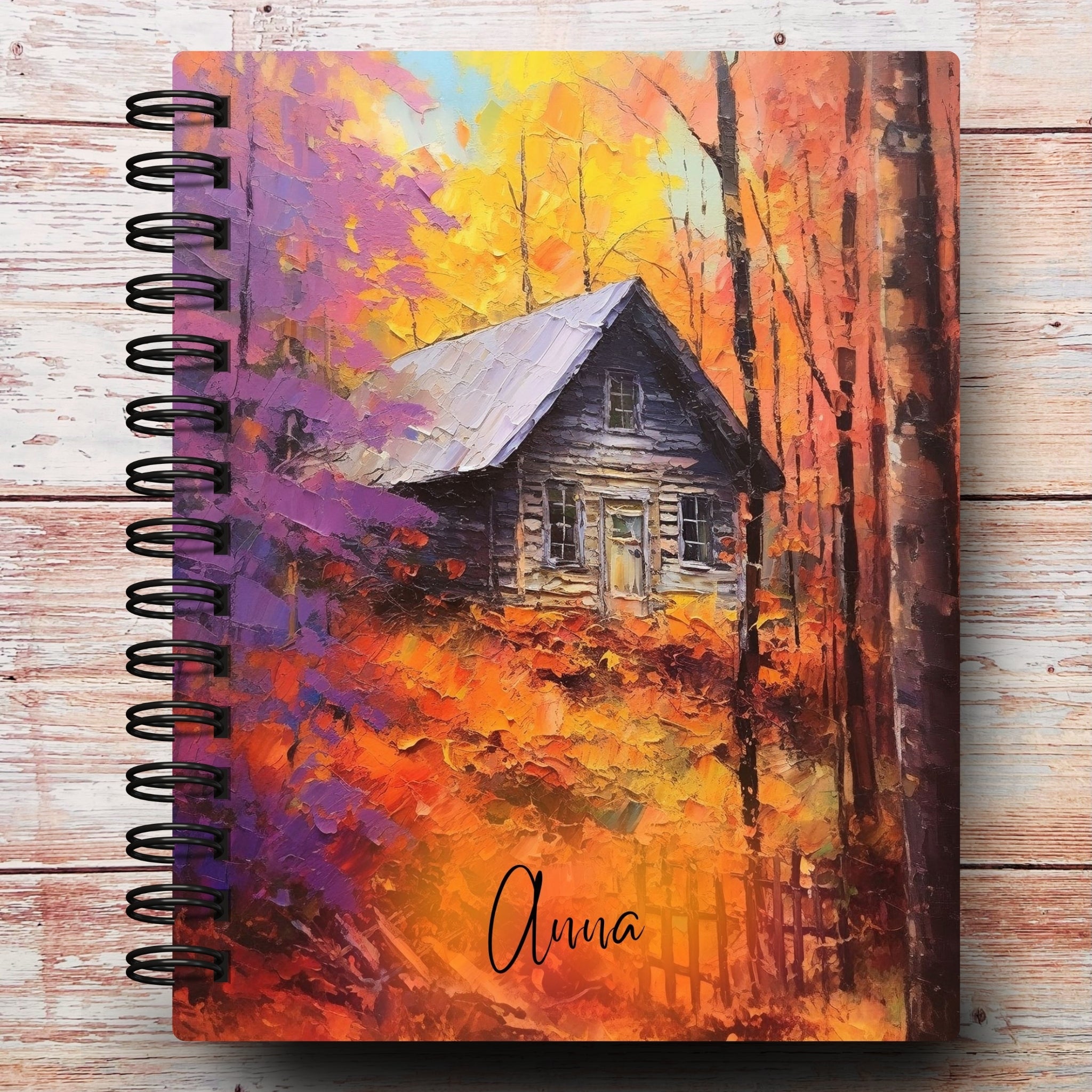 Custom Planner | Cozy Fallscape | Personal Planners | Fall Planners ...