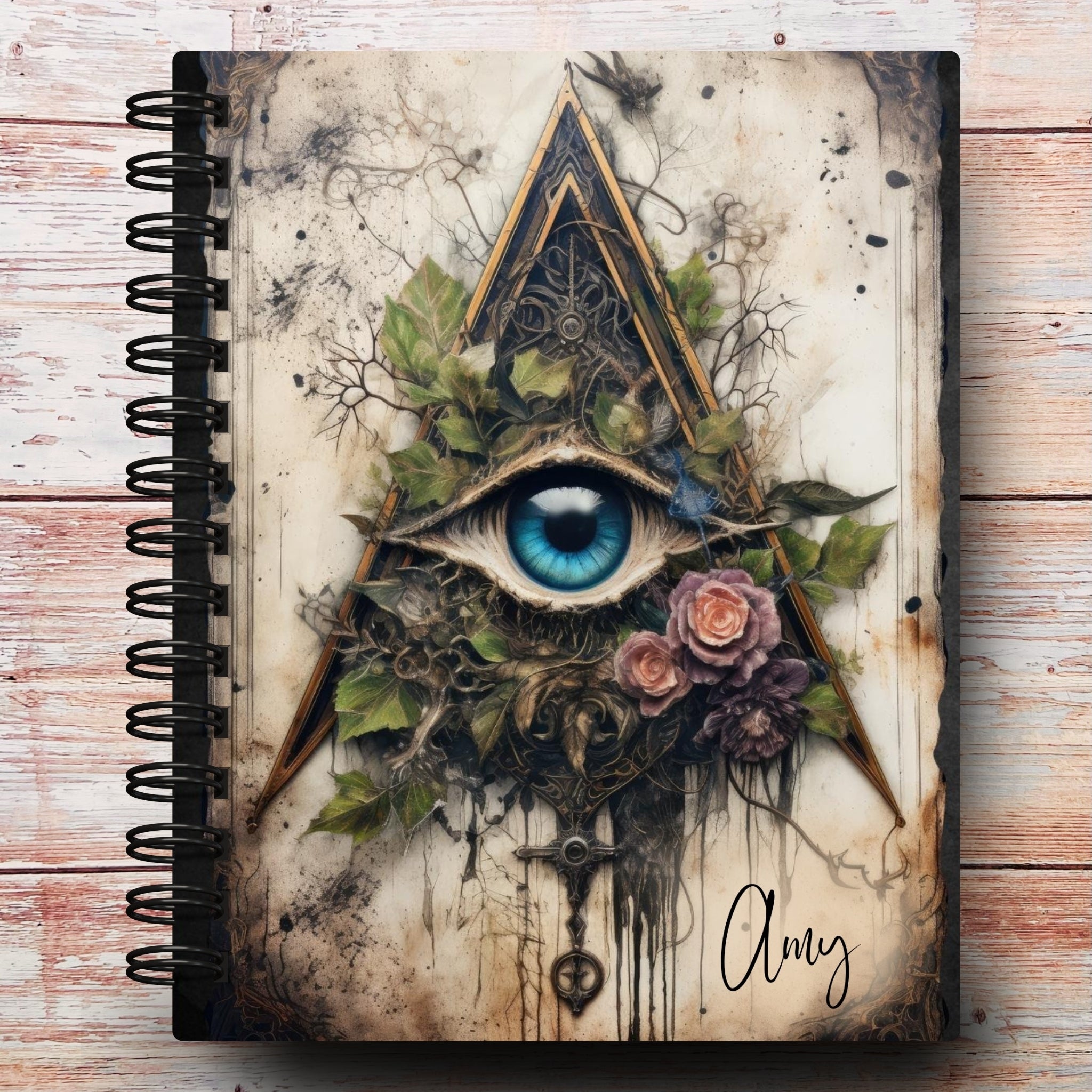 Custom Reading Journal | Evil Eye Secrets | Personal Book Tracker ...