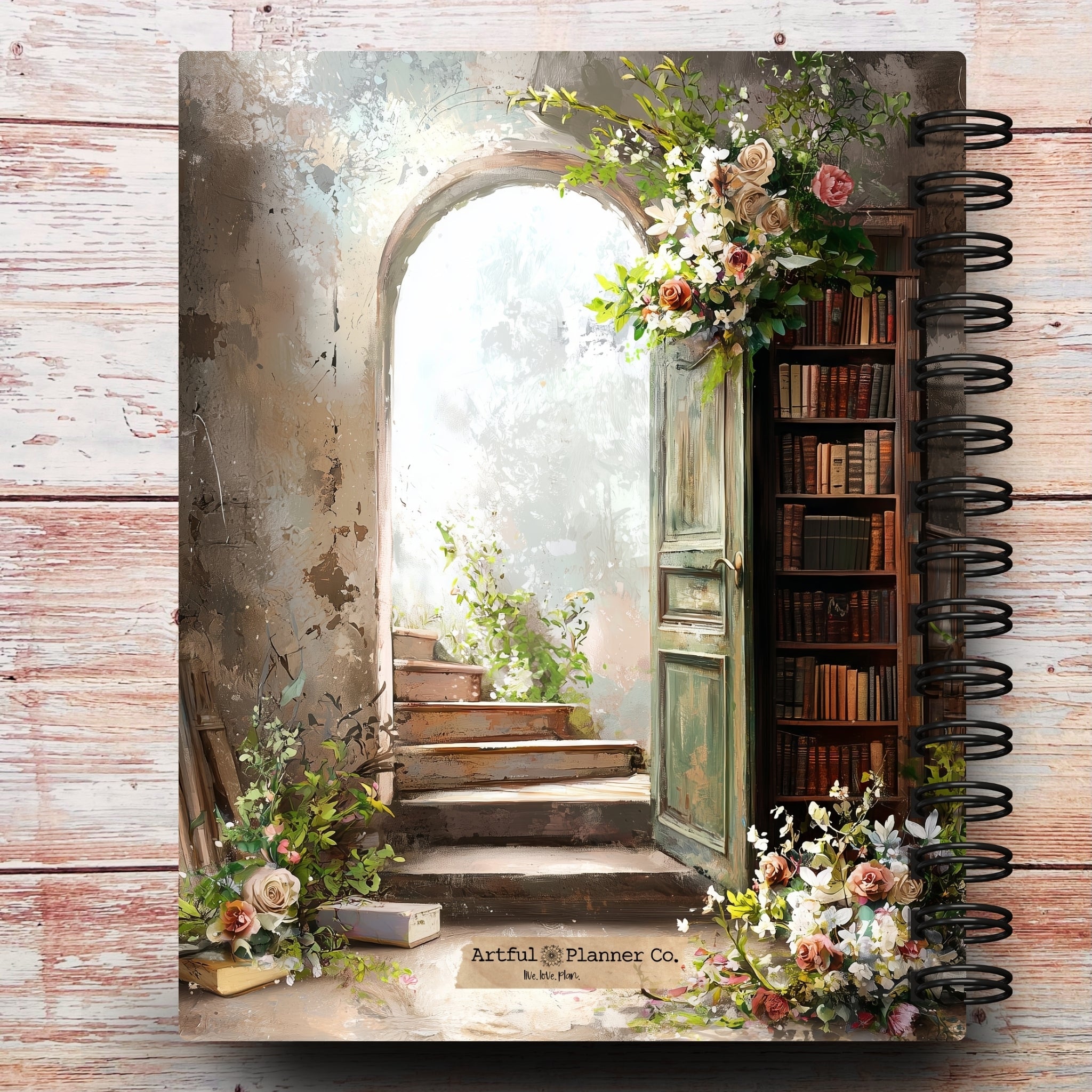 Custom Reading Journal | Garden of Wonder | Personal Book Tracker ...