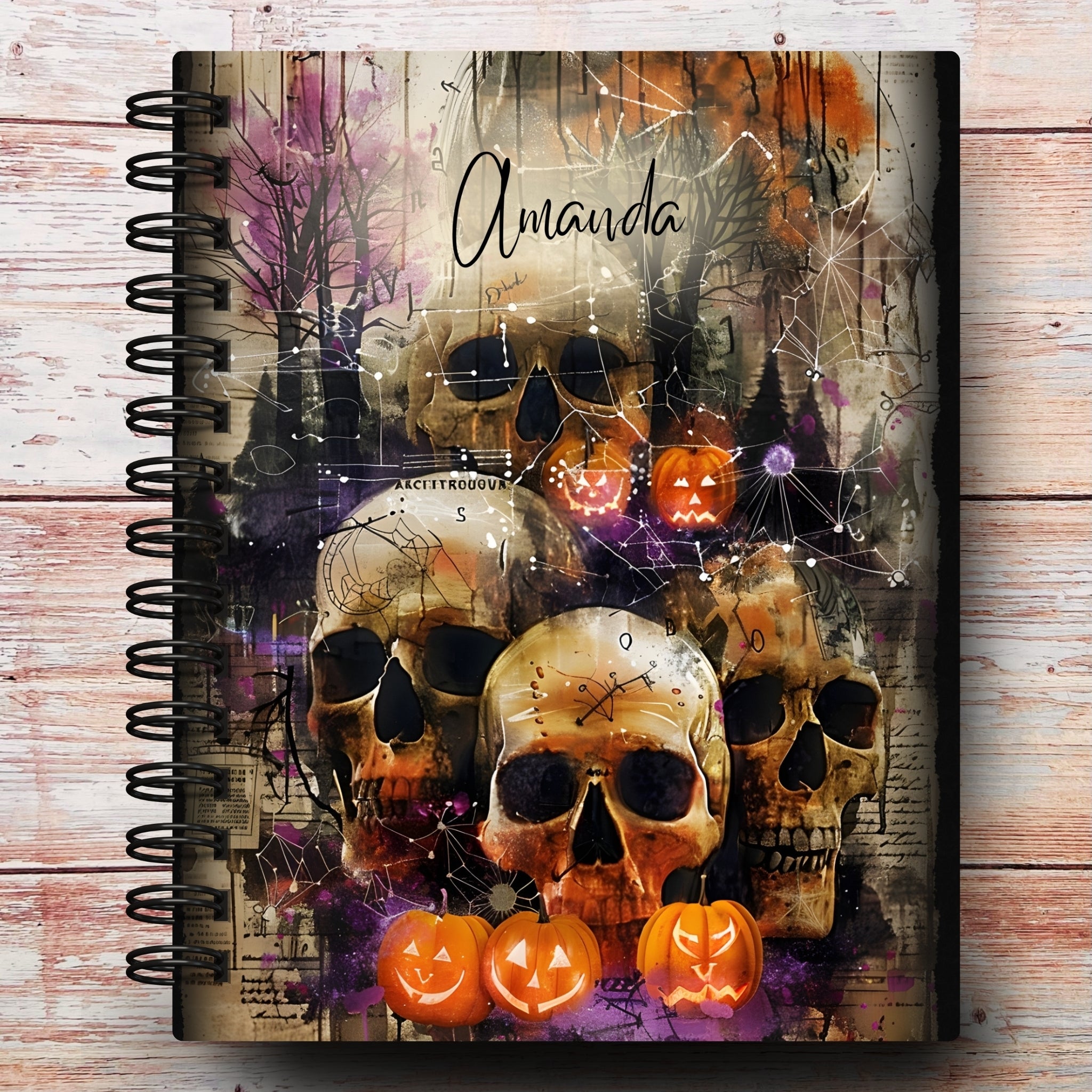 Custom Planner | Hallow Skulls | Personal Planner – Artful Planner Co.