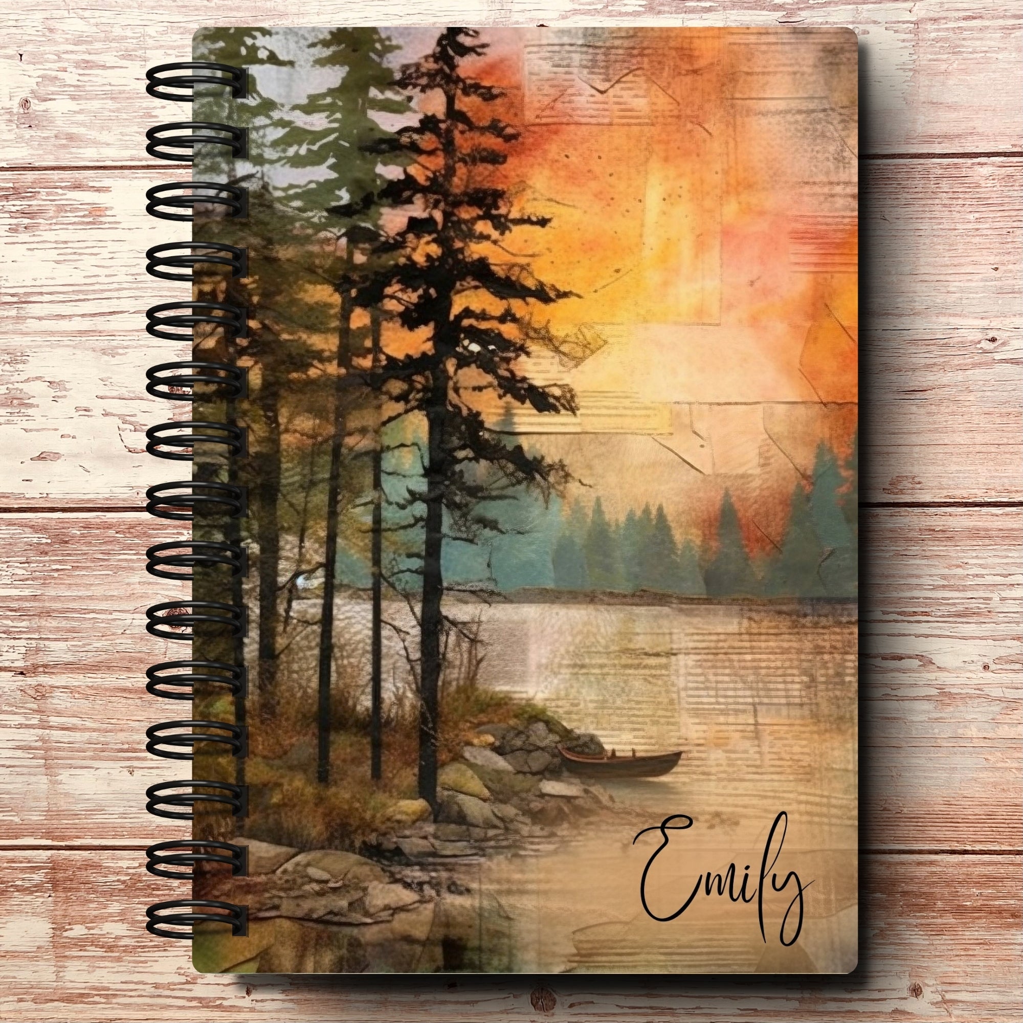A5 Custom Planner | Woodland Lake A5 Planner | Personal Planner ...