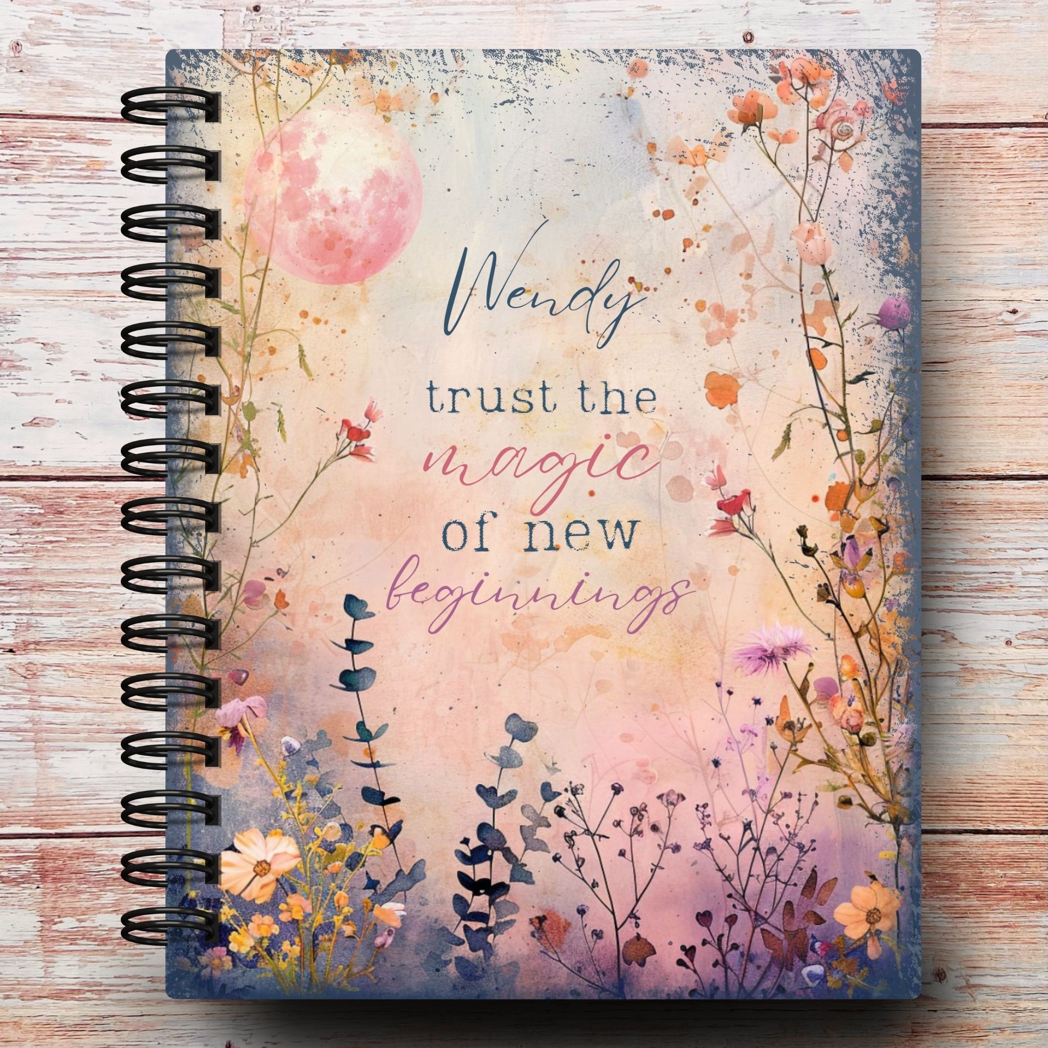 Custom Celestial Planners, Moon & Stars Personalized – Artful Planner ...