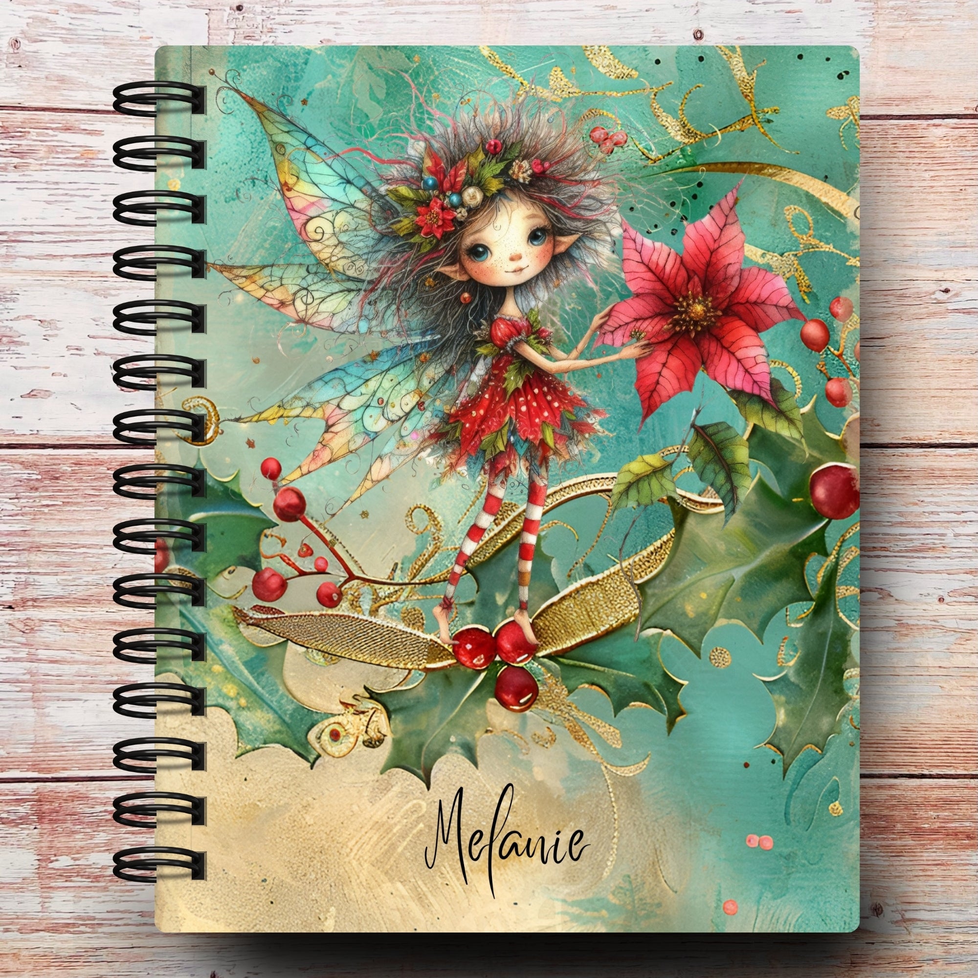 Holiday Notebooks | Personalized Notebooks | Quirky Fairy – Artful ...