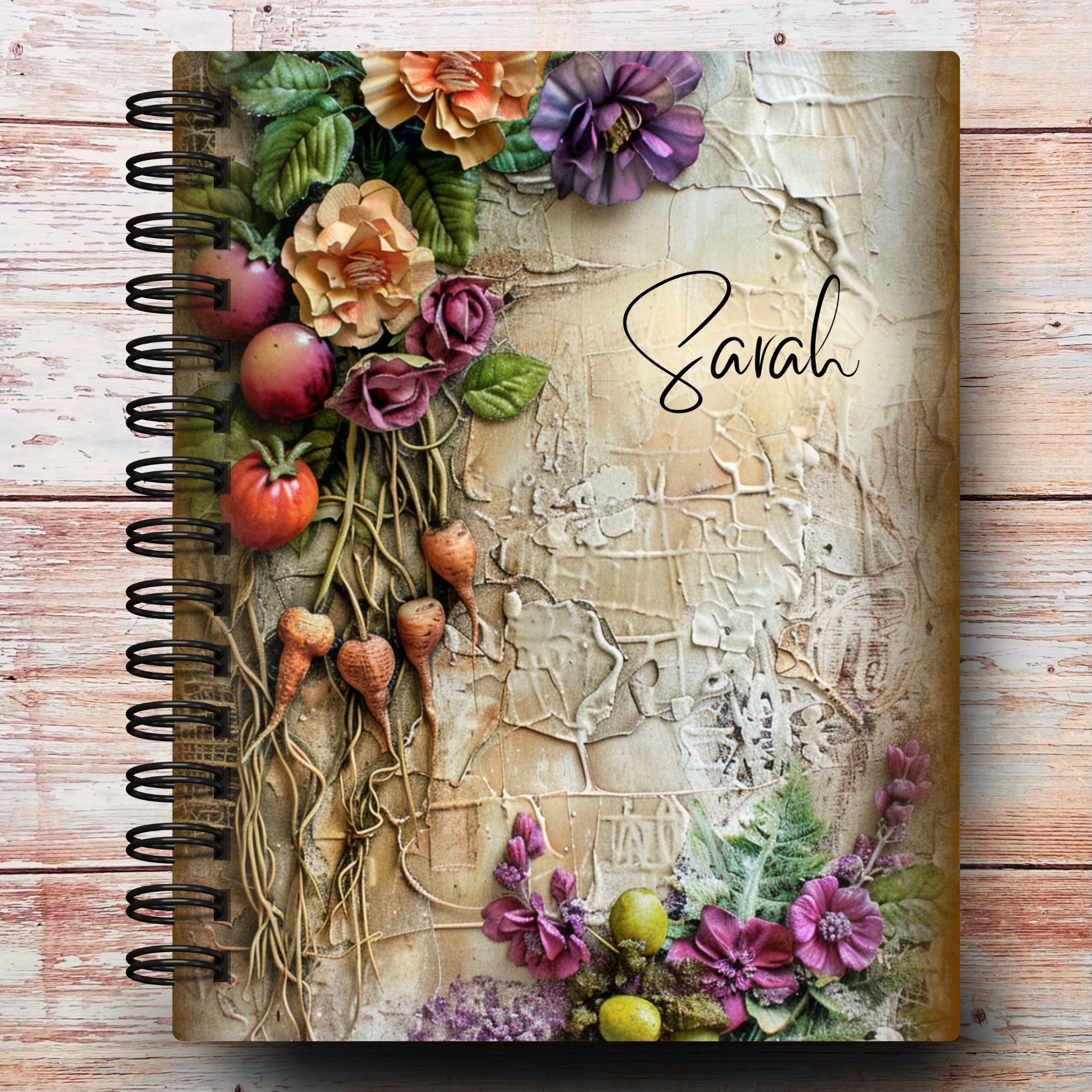 Custom Meal Planner | Rustic Veggies | Recipe Planner – Artful Planner Co.