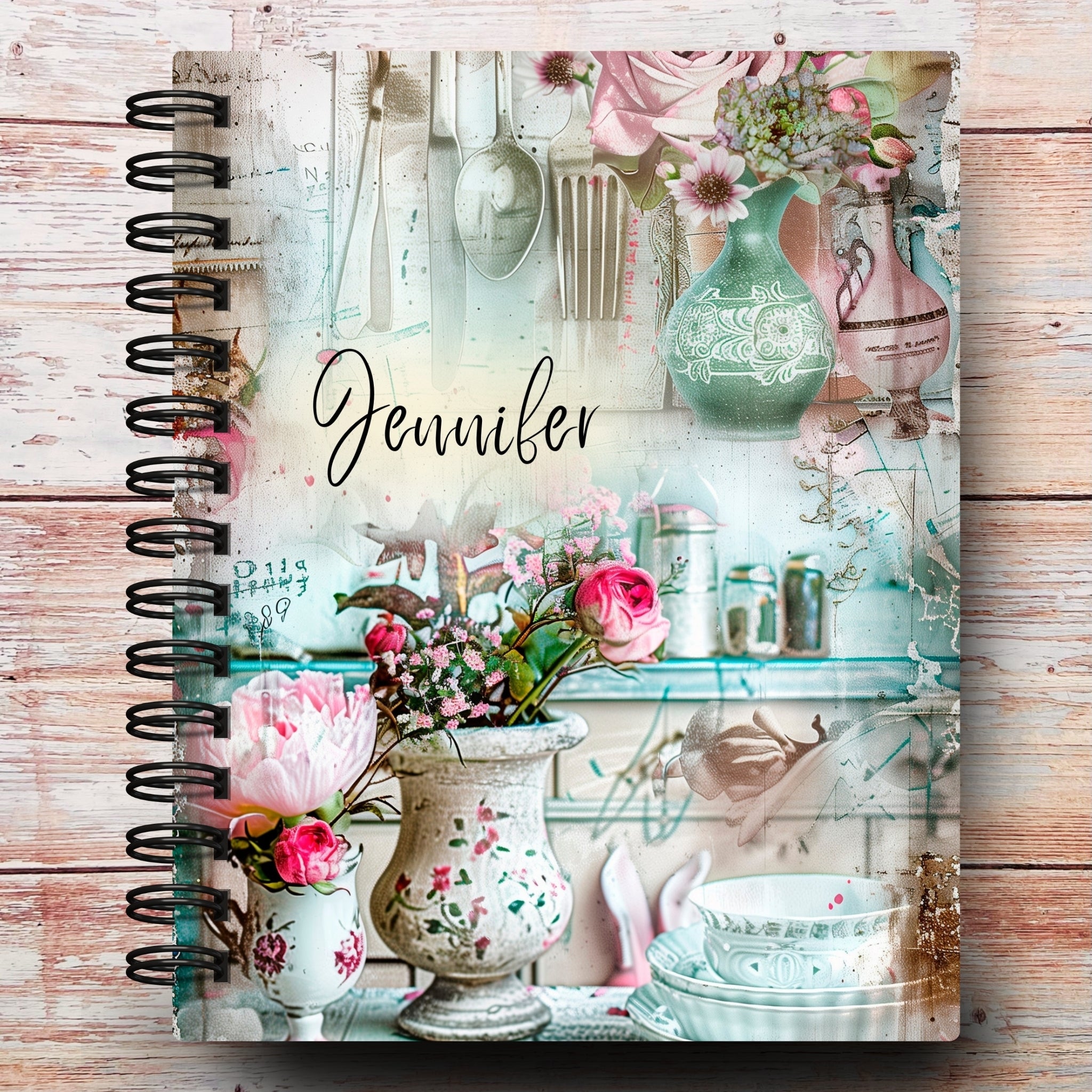 Custom Meal Planner | Shabby Kitchen | Recipe Planner – Artful Planner Co.