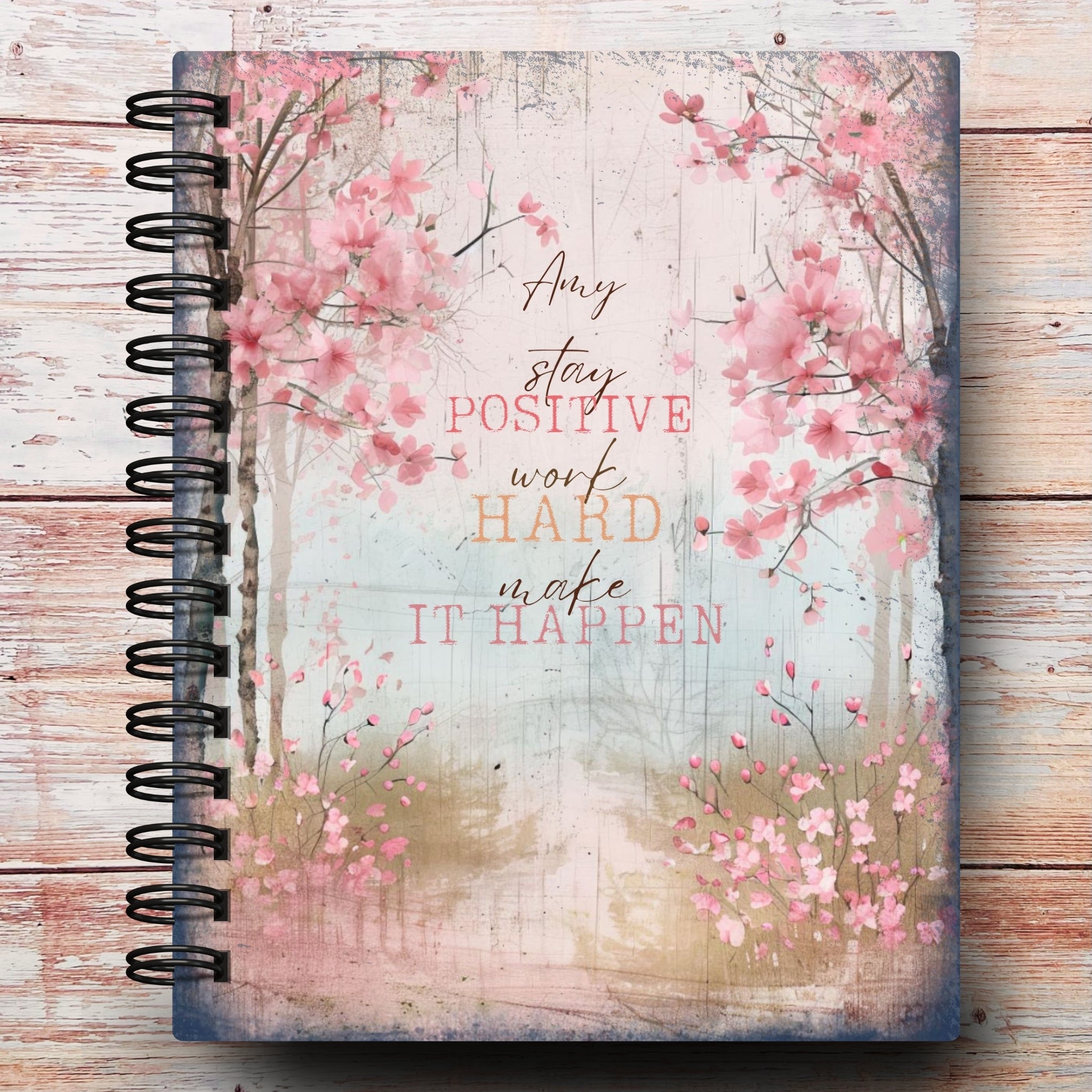 Custom Planner | Stay Positive | Personal Planner | Choose Start Month ...