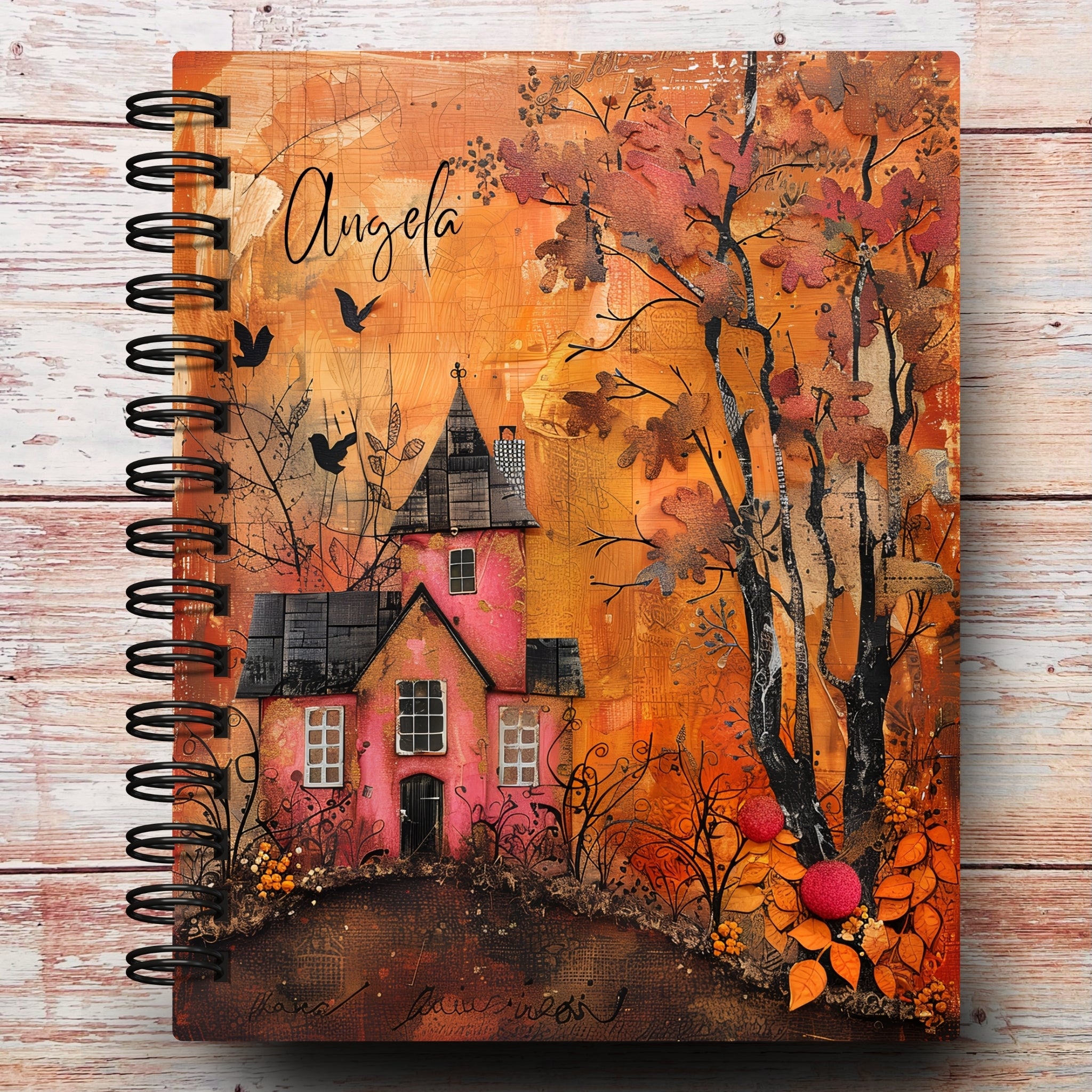 Custom Planner | Whimsical Autumn Lane | Personal Planners | Fall ...