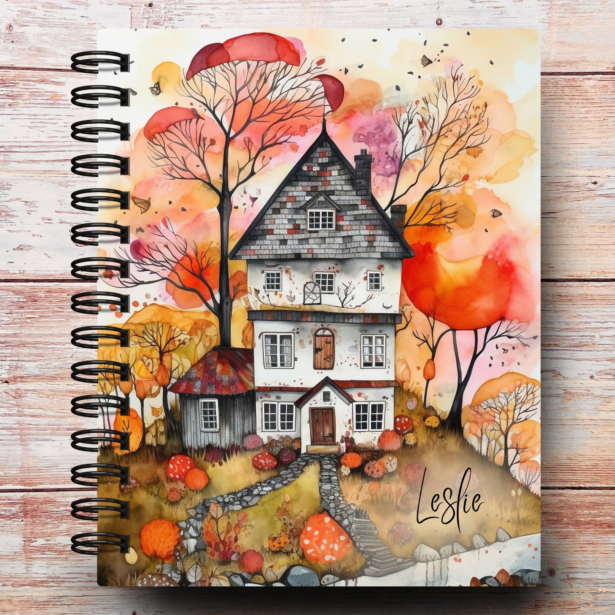 Custom Planner | Whimsy Fall Lane | Personal Planners | Fall Planners ...