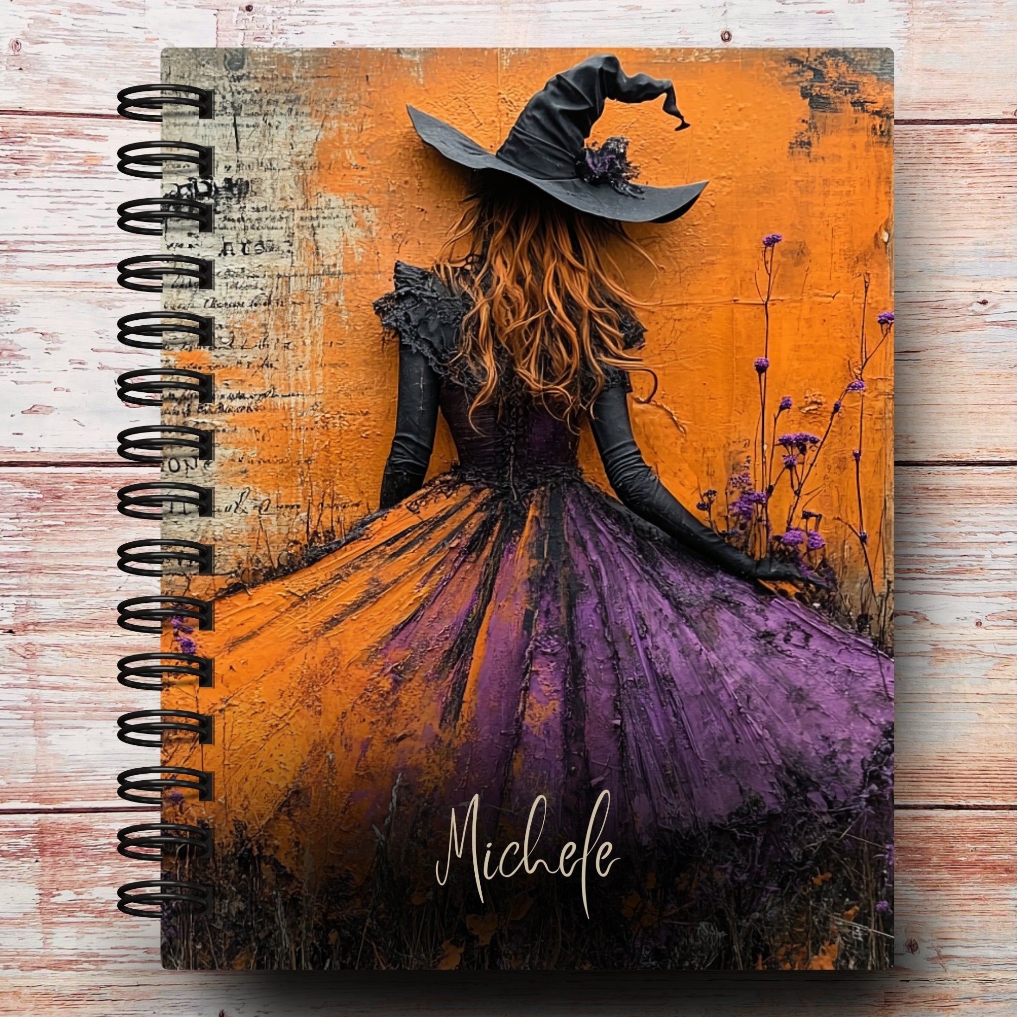 Custom Planner | Halloween Witch | Personal Planner – Artful Planner Co.